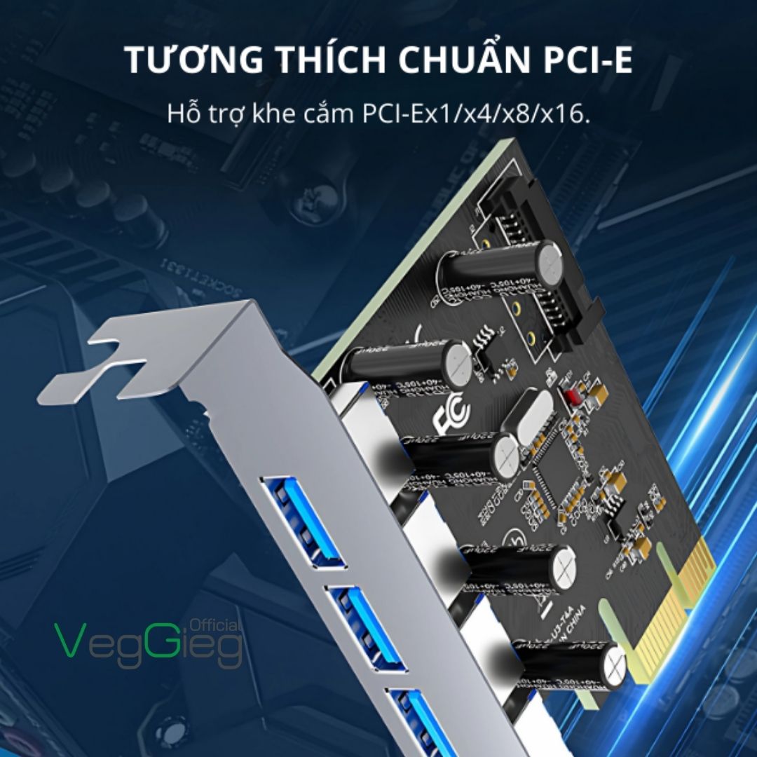 PCI-E extended card to USB 3.0 - V-PC02 - VegGieg