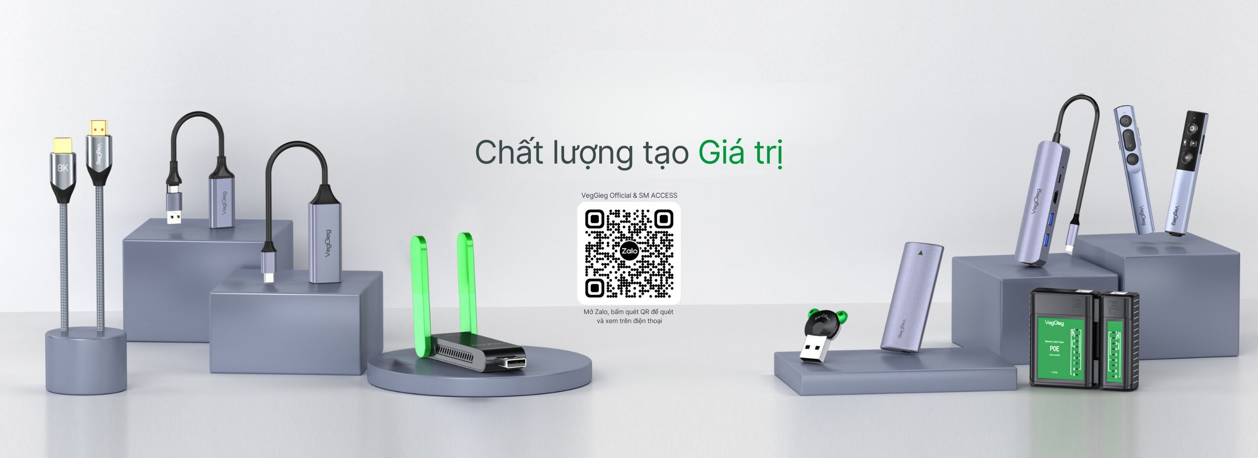 USB Hub, HDMI Cable, Card Reader, Adapter, Network Device - VegGieg